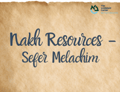 Sefer Melachim Educational Resources - The Lookstein Center
